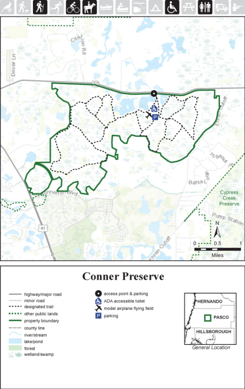 Conner Preserve map | WaterMatters.org