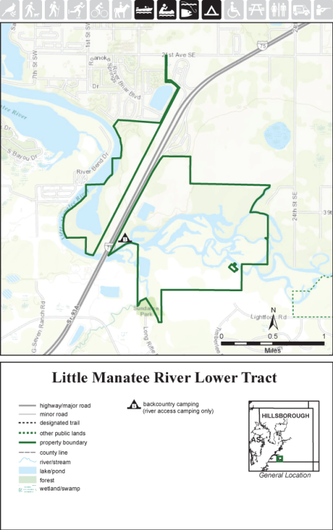 Little Manatee River — Lower Tract map | WaterMatters.org